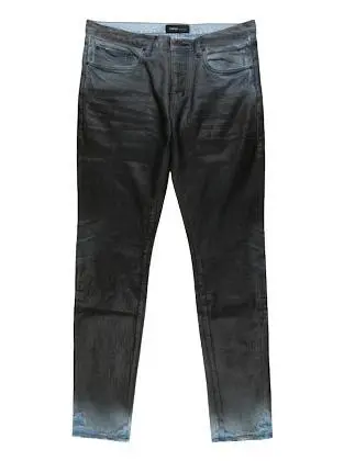 PURPLE BRAND Skinny Coated Jeans - Black