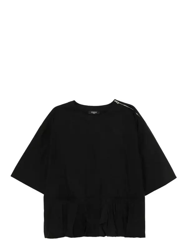 SONGZIO Balloon Pleats T-shirt - Black