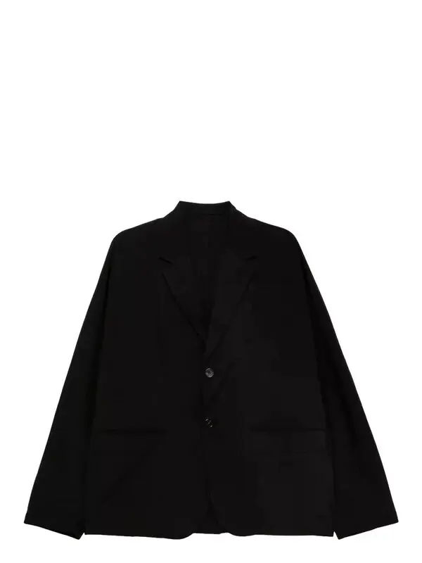 SONGZIO Crease Oriental Blazer - Black