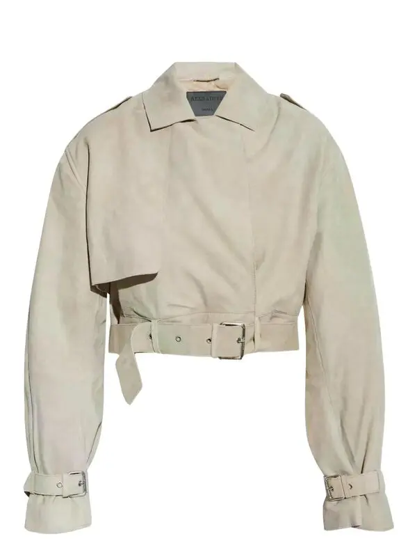 ALLSAINTS Ophelia Trench Jacket - Neutrals