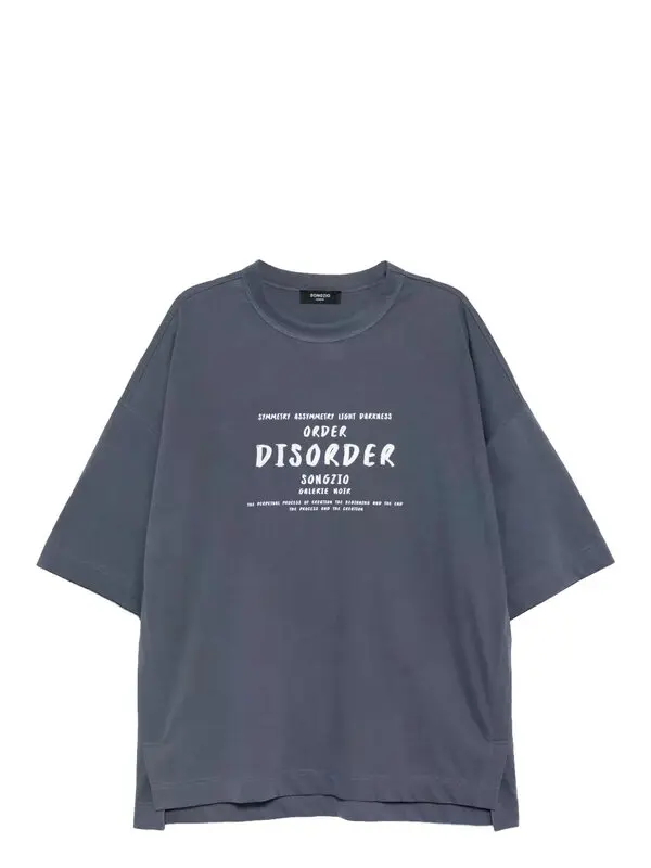SONGZIO Order Disorder Dyed T-shirt - Blue