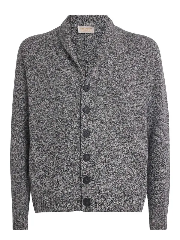 John Smedley Eco Cashmere Rockford Cardigan - Black