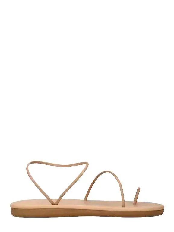 ANCIENT GREEK SANDALS Leather Kansiz Sandals - Beige