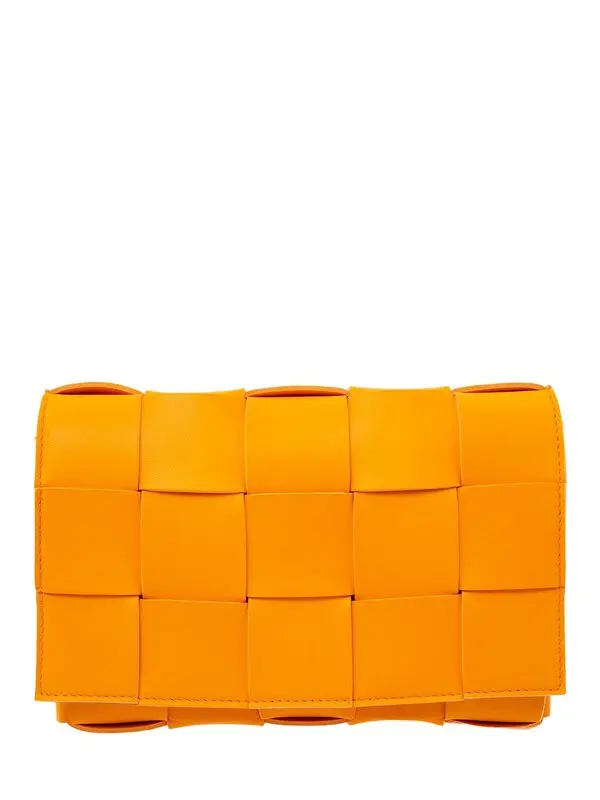 Bottega Veneta Small Cassette Bag - Orange