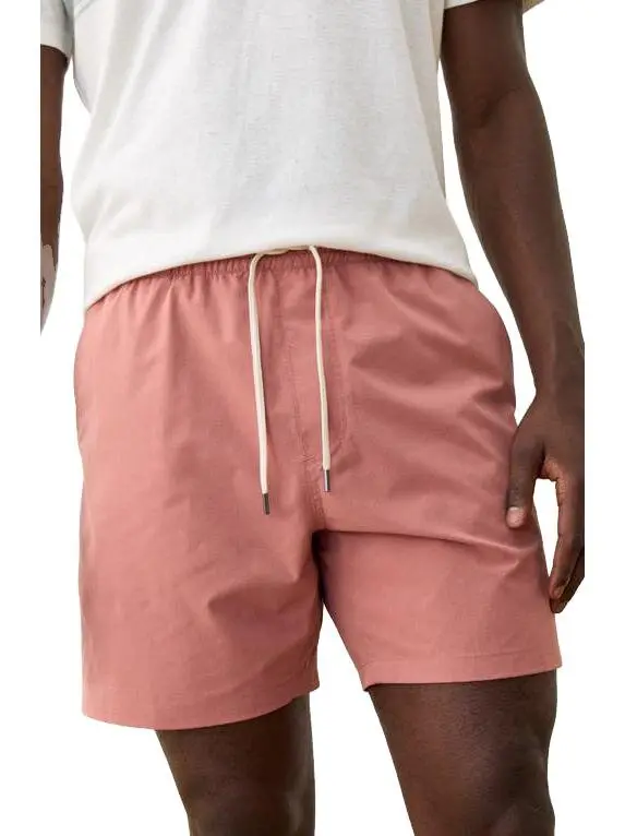 Marine Layer Lined Sport And Swim Trunks - Withered Rose