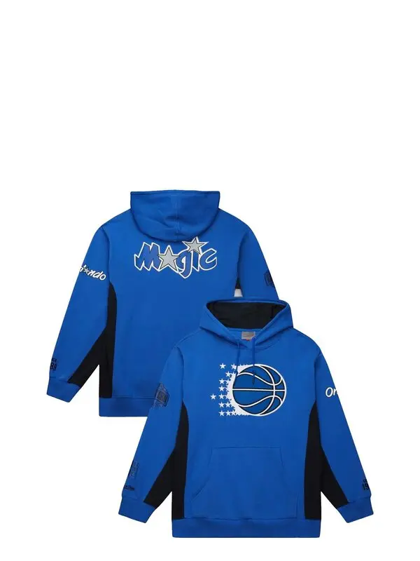 Mitchell & Ness Orlando Magic Hardwood Classics Team Origins Fleece Pullover Hoodie - Blue