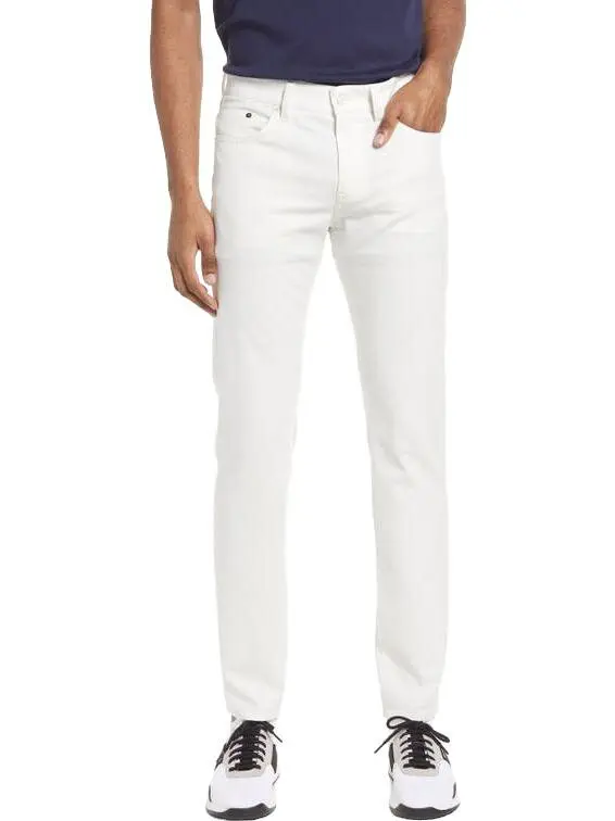 BOSS Delaware Slim-fit Five-pocket Trousers - Open Wht