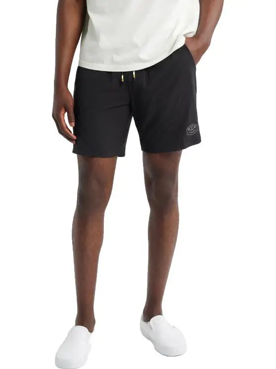 DARK SEAS Relaxed Fit Shorts - Black