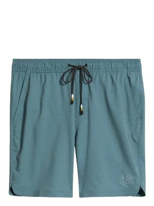 DARK SEAS Relaxed Fit Shorts - Storm Stri
