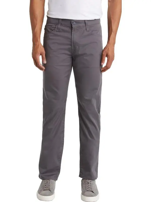 Ag Everett Commuter Performance Slim Straight Pants - Folkestone Grey