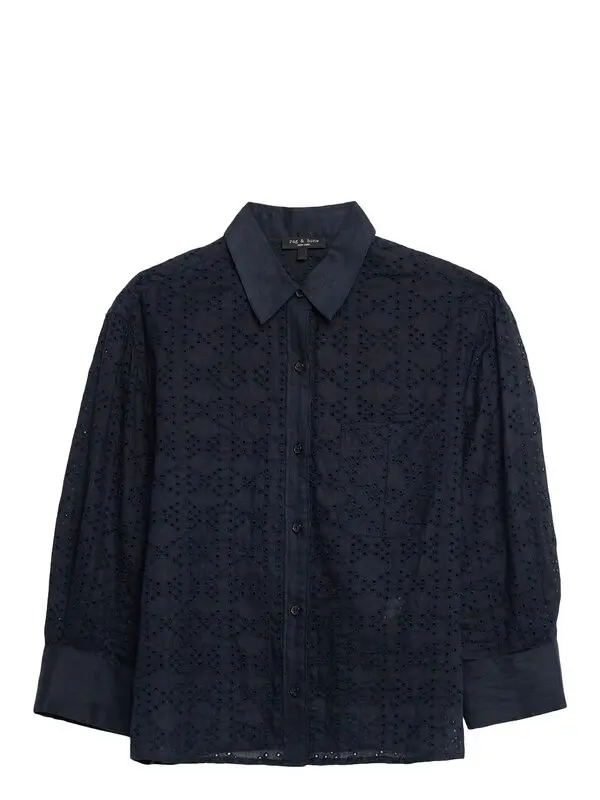 Rag & Bone Lucia Embroidered Shirt - Slemb