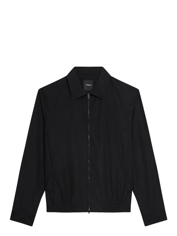 Theory Cotton And Nylon Blouson - Black