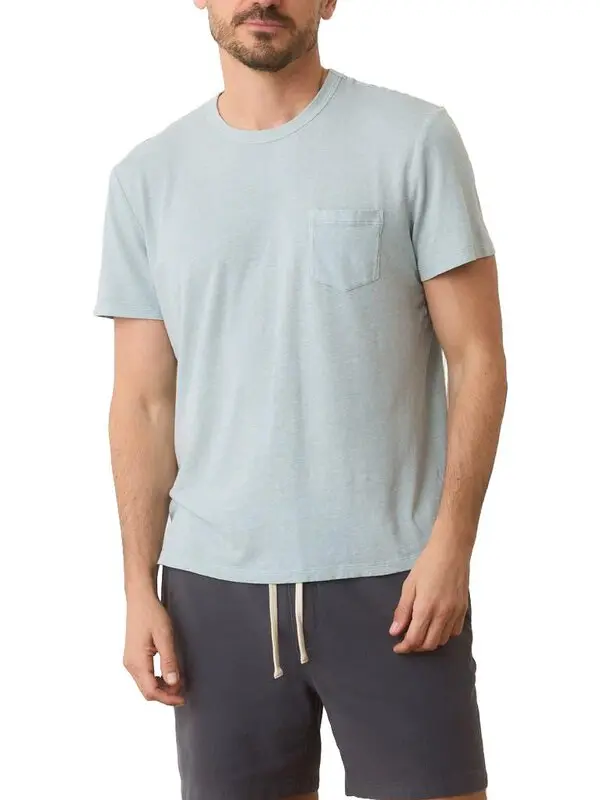 Marine Layer Relaxed Fit Hemp & Cotton T-shirt - Surf Spray