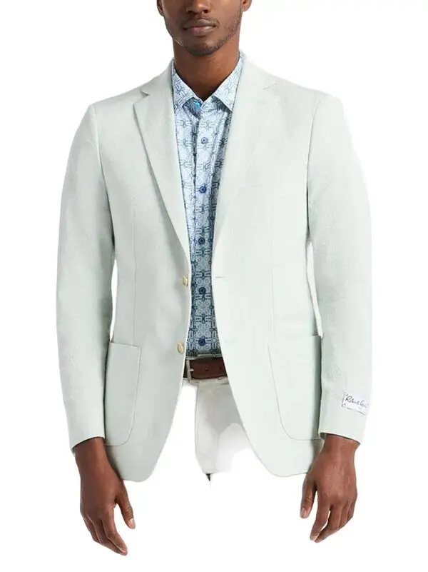 Robert Graham Rayburn Seersucker Sport Coat - Blue