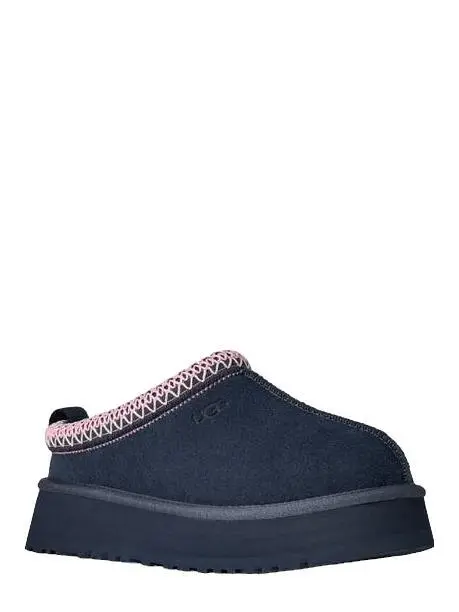 UGG Tazz Ii Genuine Shearling Lined Platform Slipper - Dark Indigo