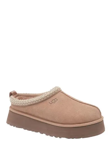 UGG Tazz Ii Genuine Shearling Lined Platform Slipper - Rocky Oak