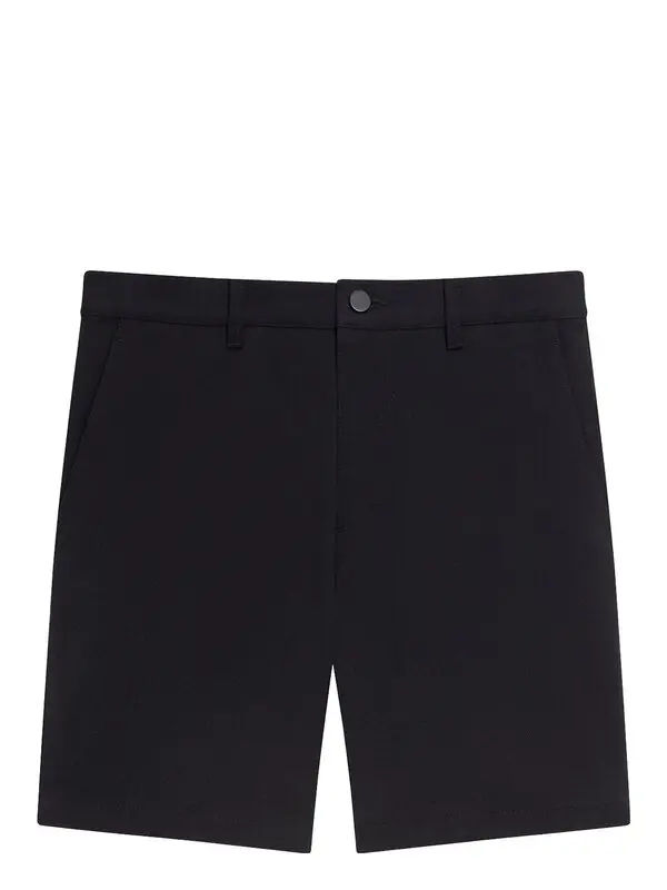 Theory Classic Fit Flat-front Shorts - Blk