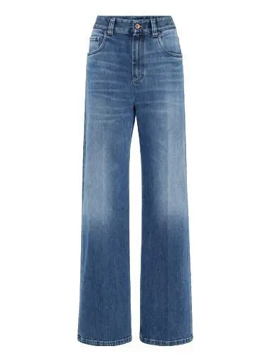 Brunello Cucinelli Loose Trousers - Denim