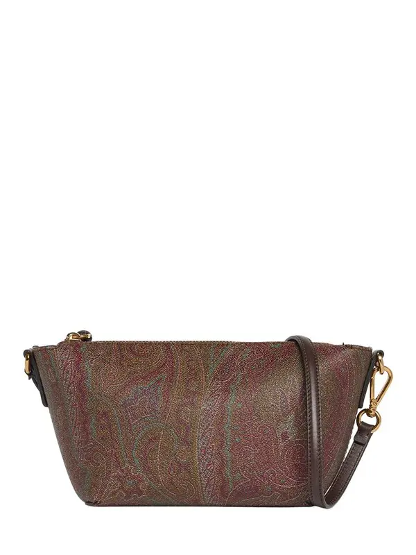 Etro Paisley Jacquard Mini Shoulder Bag - Brown