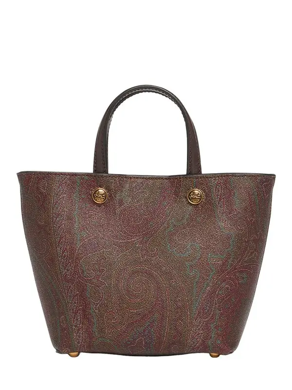 Etro Essential Extra Small Paisley Shopping Tote Bag - Brown