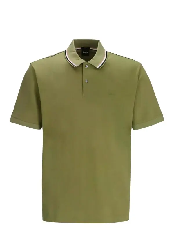 BOSS Cotton Polo Shirt - Green