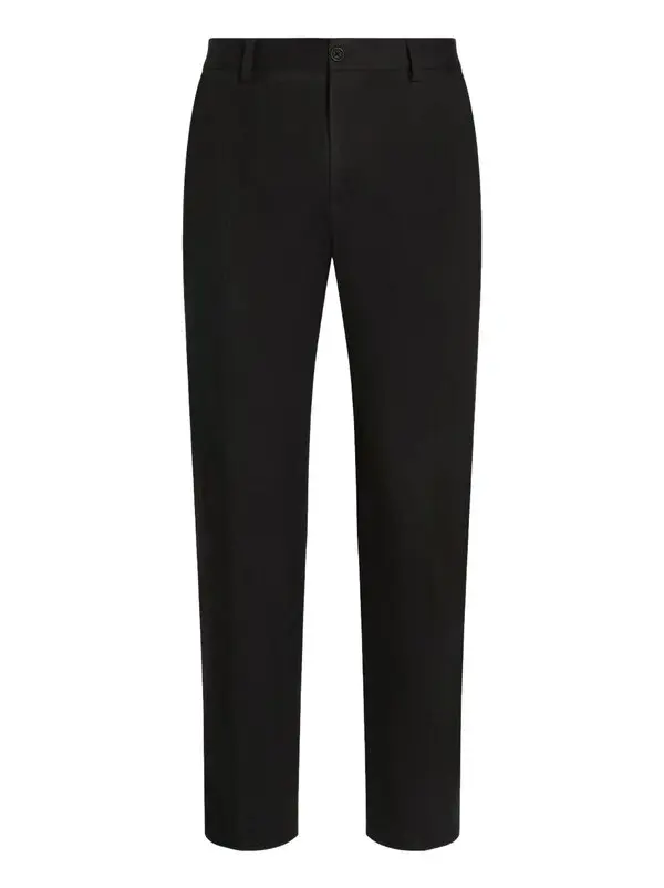Dolce & Gabbana Gabardine Trousers - Black