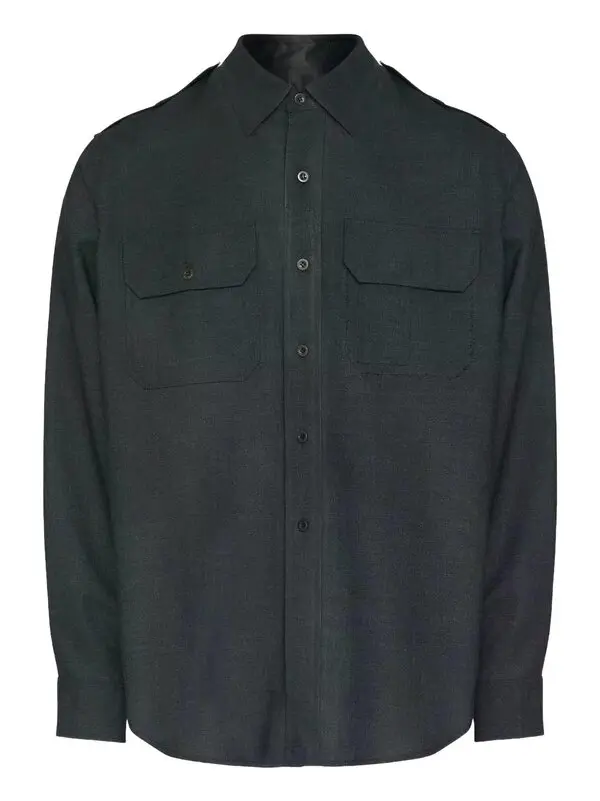 MAISON MARGIELA Long-sleeved Shirt - Grey