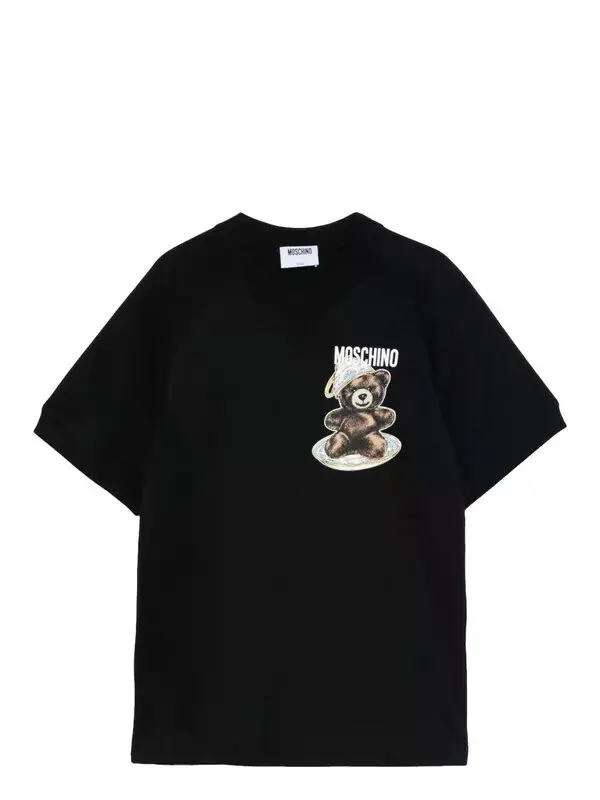 Moschino Logo-print T-shirt - Black