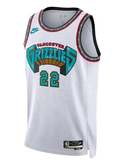 Nike Desmond Bane Memphis Grizzlies 2024/25 Hardwood Classics Jersey - White
