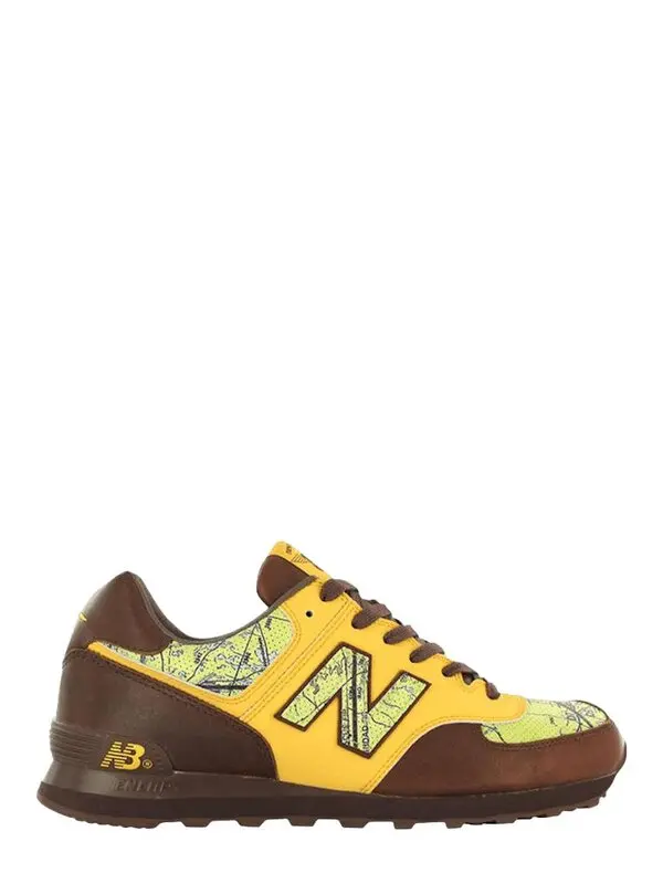 NEW BALANCE 574 Transportation Pack Sneakers - Brown/yellow/yellow Green