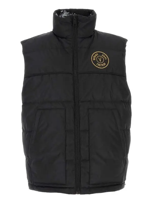 Versace Reversible Sleeveless Down Jacket - Black