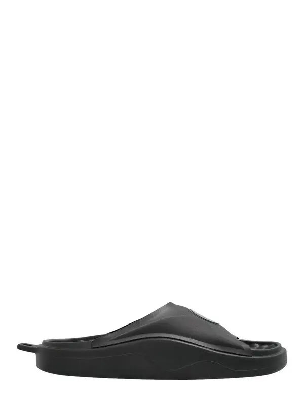 Adidas By Stella McCartney Logo-patch Slides - Cblack Cblack Cblack