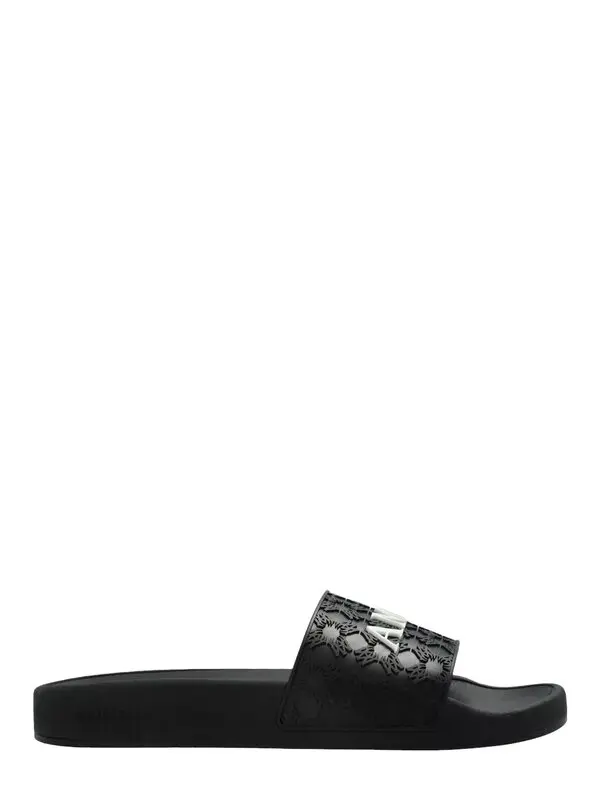 Amiri Ma Quad Logo-embossed Slides - Black