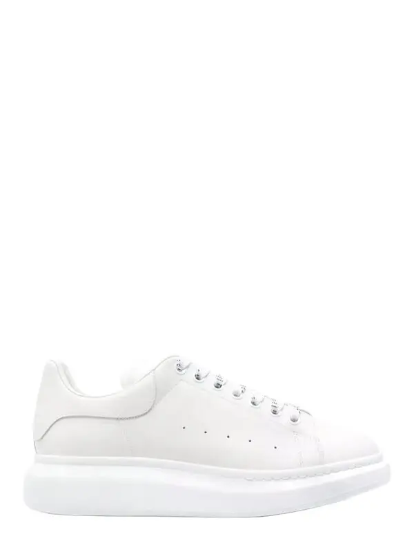 Alexander McQueen Oversize Leather Sneakers - White