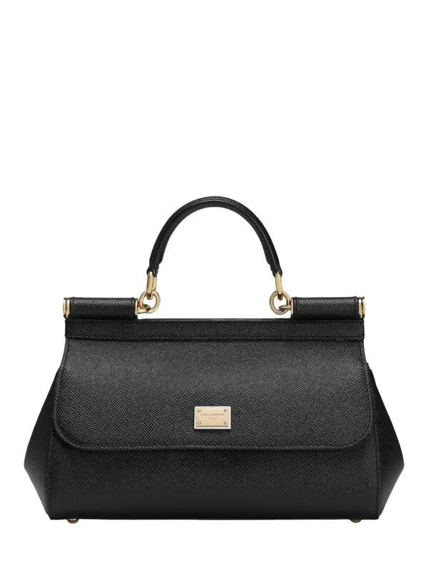 Dolce & Gabbana Medium Sicily Handbag - Black