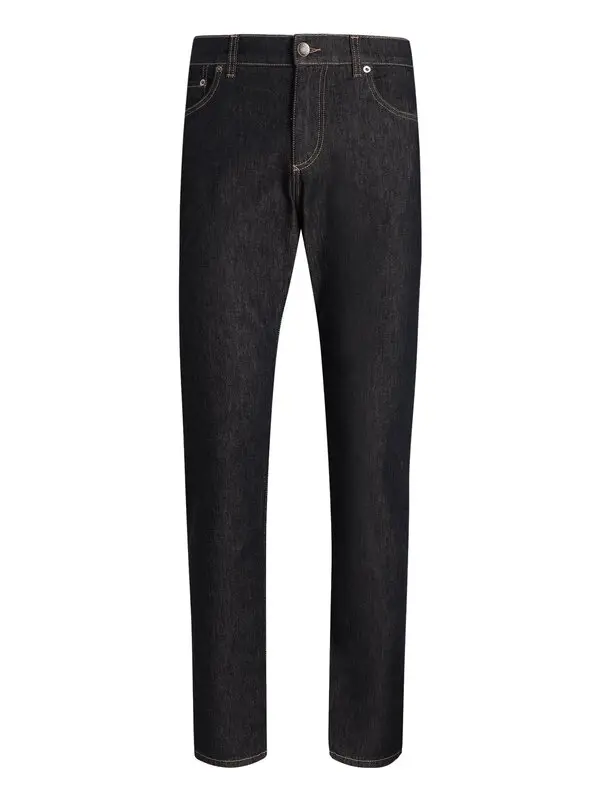 Dolce & Gabbana Slim-fit Stretch Cotton Jeans - Multicolor