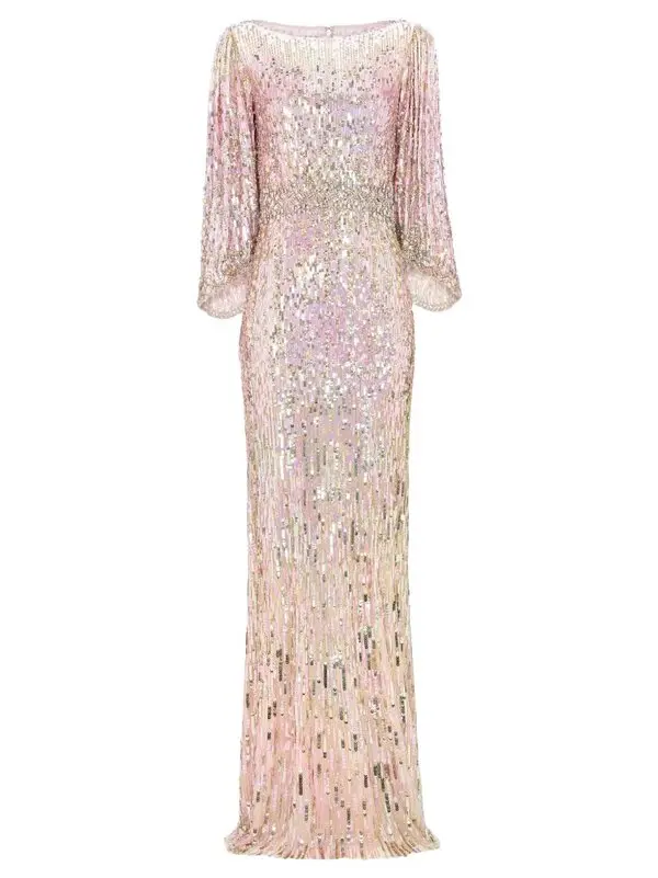 Jenny Packham Ines Maxi Dress - Pink
