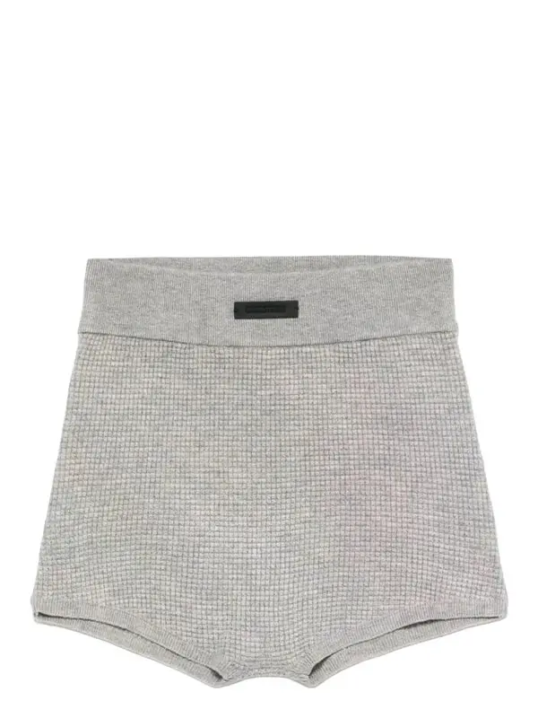 Fear Of God Waffle-knit Shorts - Grey