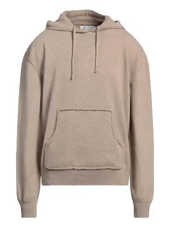 MAISON MARGIELA Knitted Wool-cashmere Hooded Sweater - Beige