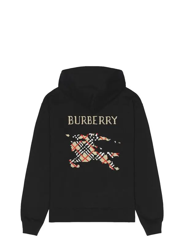 Burberry Stitch Ekd Essential Hoodie - Black