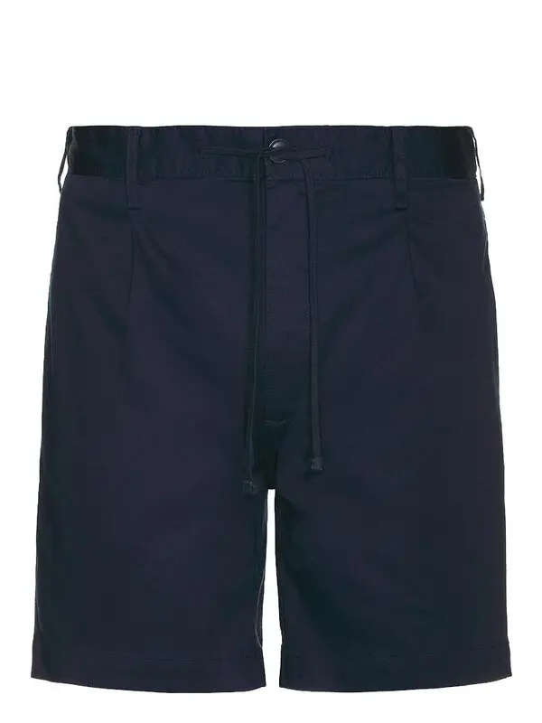 Onia Garment Dye Cotton Drawstring Shorts - Deep Navy