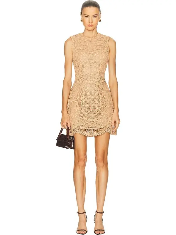 Simkhai Coen Mini Dress - Straw