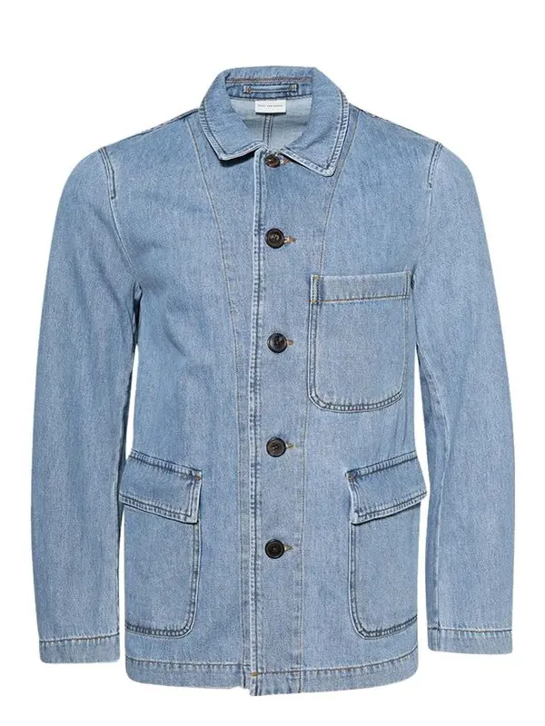 Dries Van Noten Braxton Denim Jacket - Light  Blue