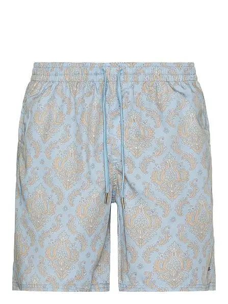 RHYTHM Demask Beach Shorts - Pacific Blue