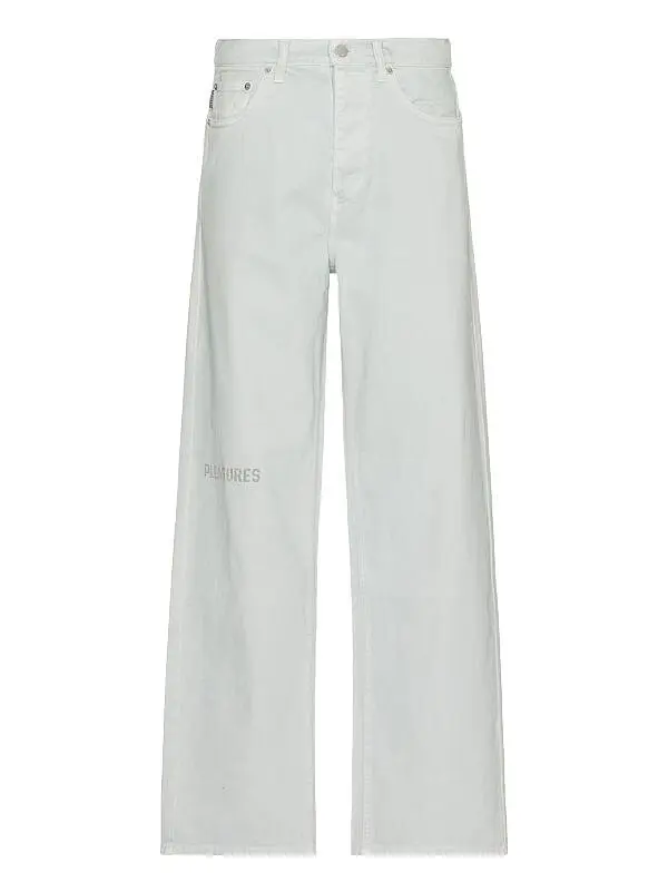 PLEASURES Formula Baggy Pants - Light Grey