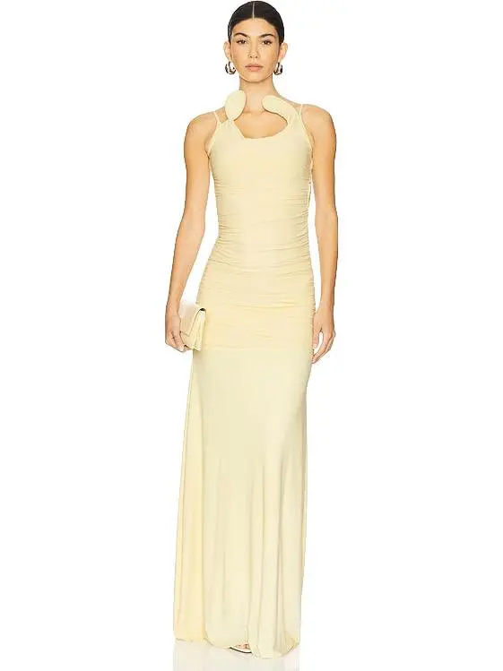 DEME BY GABRIELLA Estelle Dress - Butter Yellow
