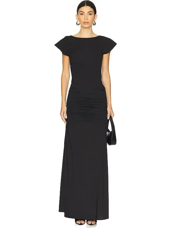 OW X Caia Maxi Dress - Black