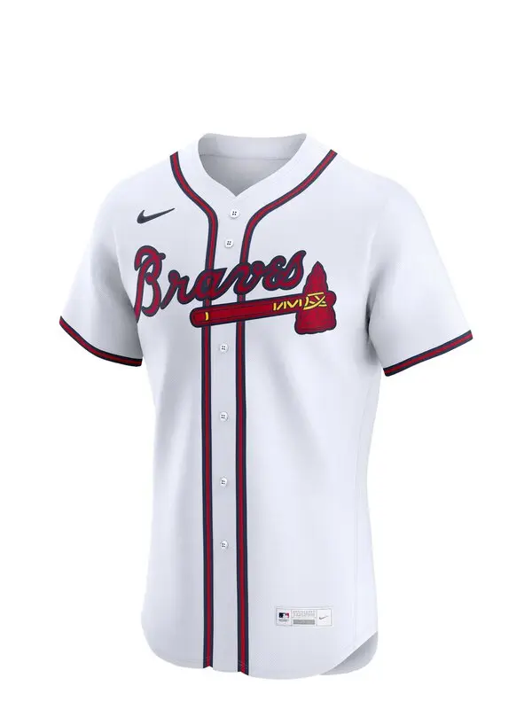 Nike Matt Olson Atlanta Braves Dri-fit Adv Mlb Elite Jersey - White