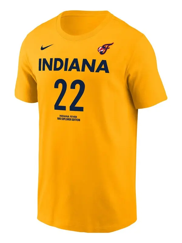 Nike Caitlin Clark Indiana Fever Wnba T-shirt - Yellow