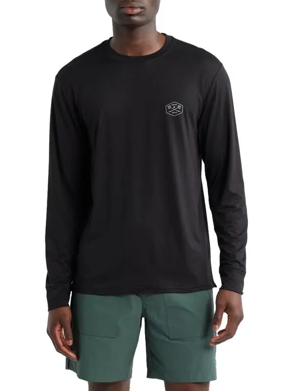 DARK SEAS Long Sleeve Performance Graphic T-shirt - Black